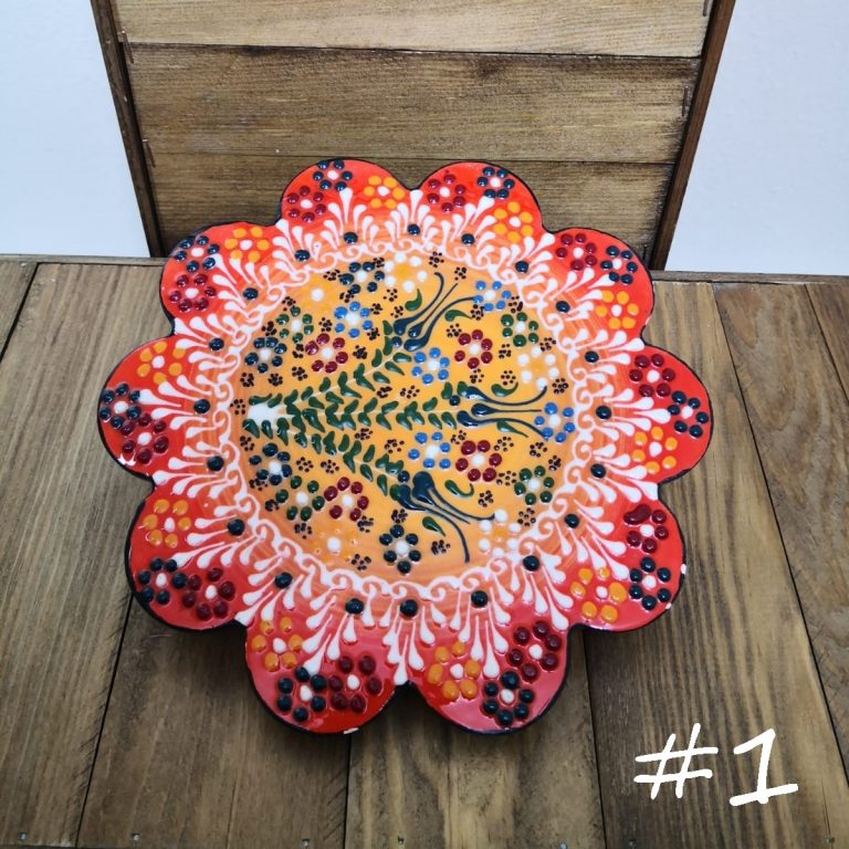 Turkish Ceramic Trivets with special pattern (Hand painted) - JMHKIST